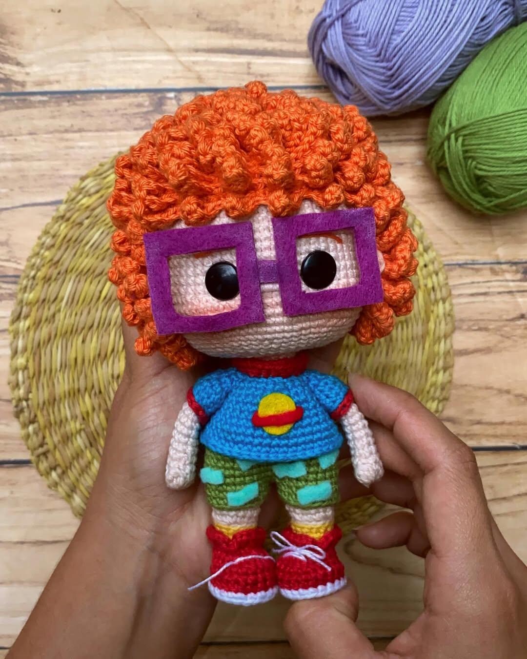 Crochet Your Own Chuckie From Rugrats With Detailed Instructions ...