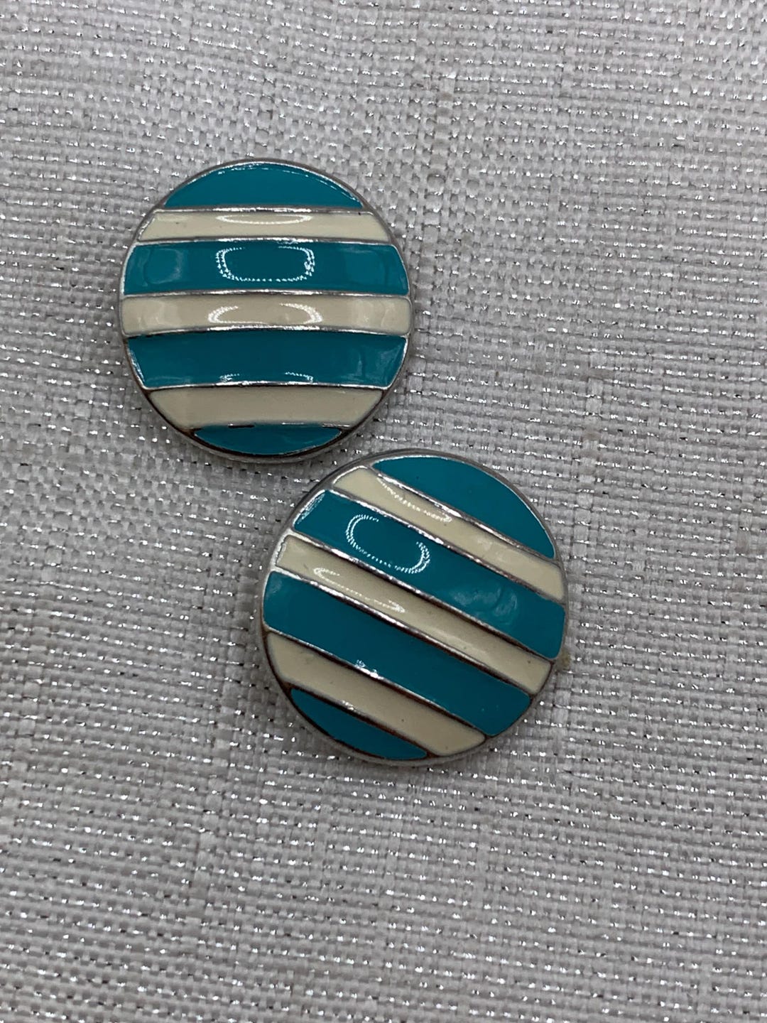 STRIPES - Matching Charms - Snap Button Charms Set of 2 - 18mm/20mm ...