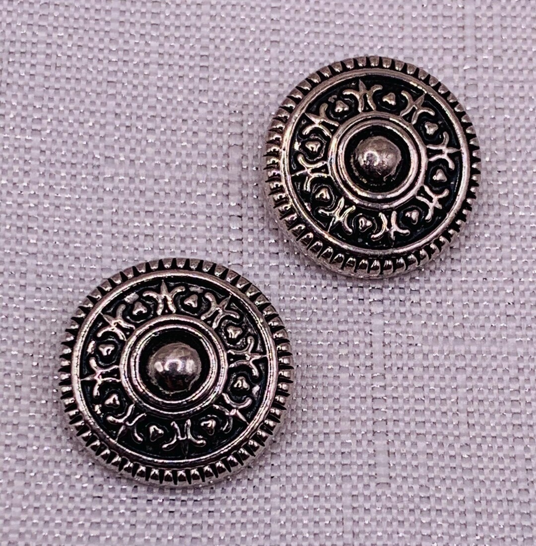 Matching Silver Set - Snap Button Charms Set of 2 - 18mm/20mm - Genuine ...