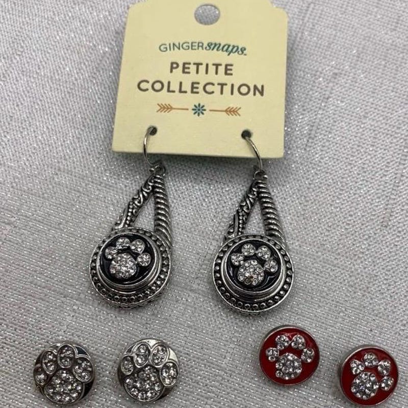 Snap Button Earrings - Etsy