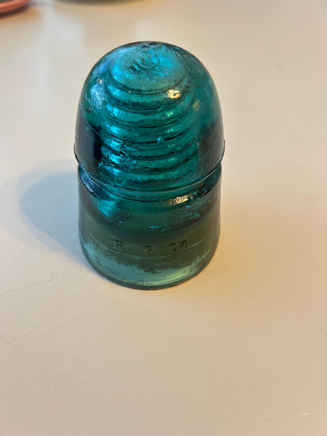 H G Co Insulator Glass Beehive Cd 145 Aqua Teal - Etsy