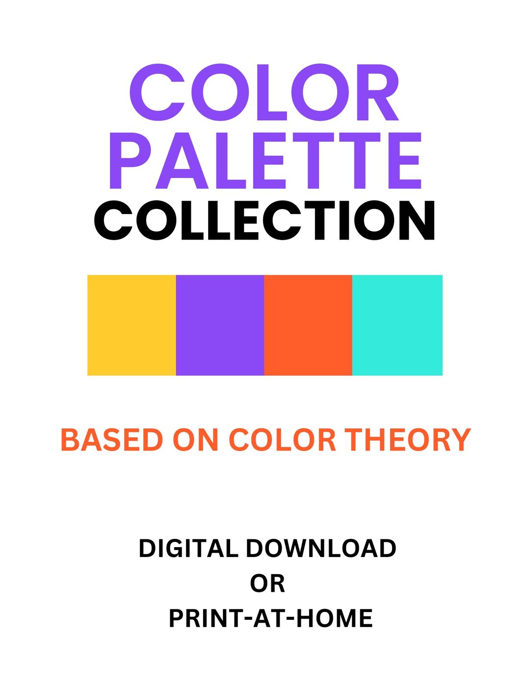 Color Palette Collection • Workbook for Artists – Color Theory Based ...
