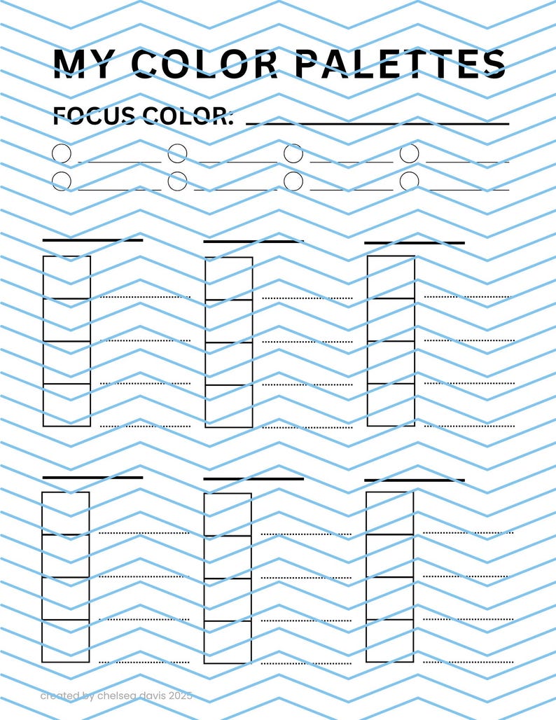 Color Palette Collection • Workbook for Artists – Color Theory Based ...