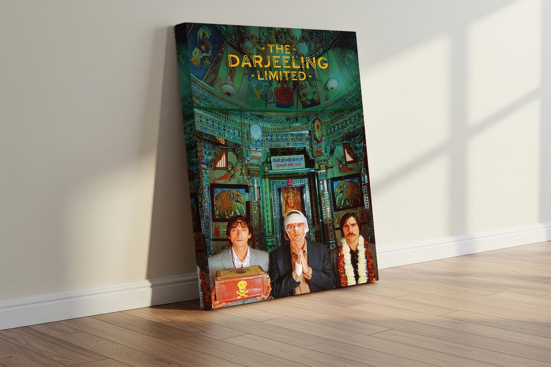 The Darjeeling Limited Poster, Wes Anderson Movie Art Print, Quirky ...