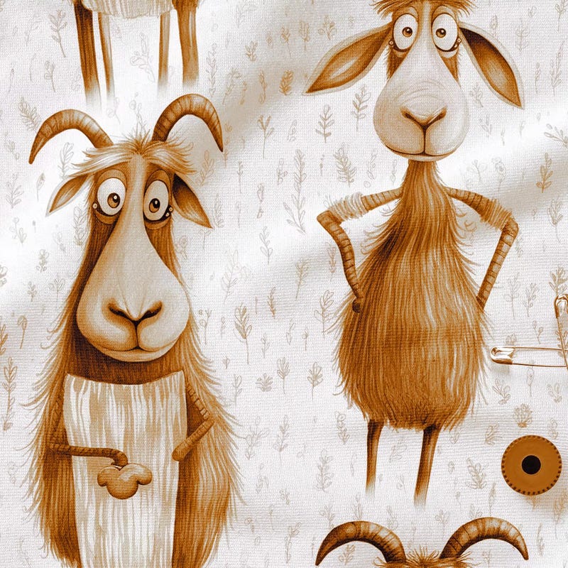 Goat Fabric - Etsy