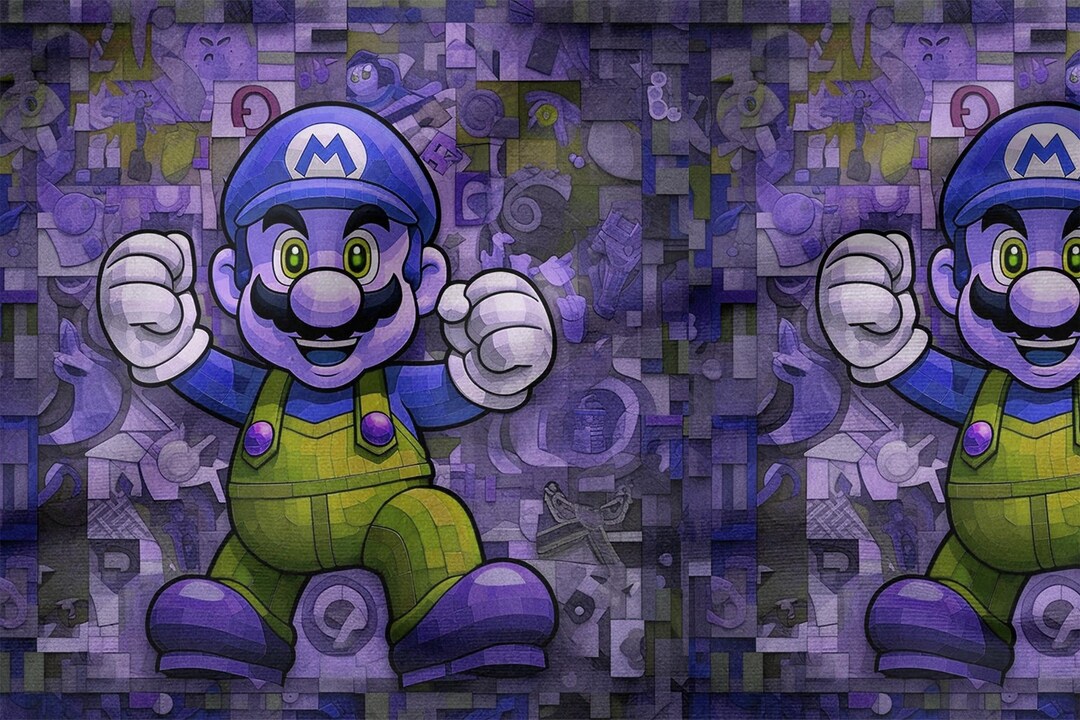 Mario Cotton Fabric 100%, Eco-print, Printed Cotton Fabric, Game ...