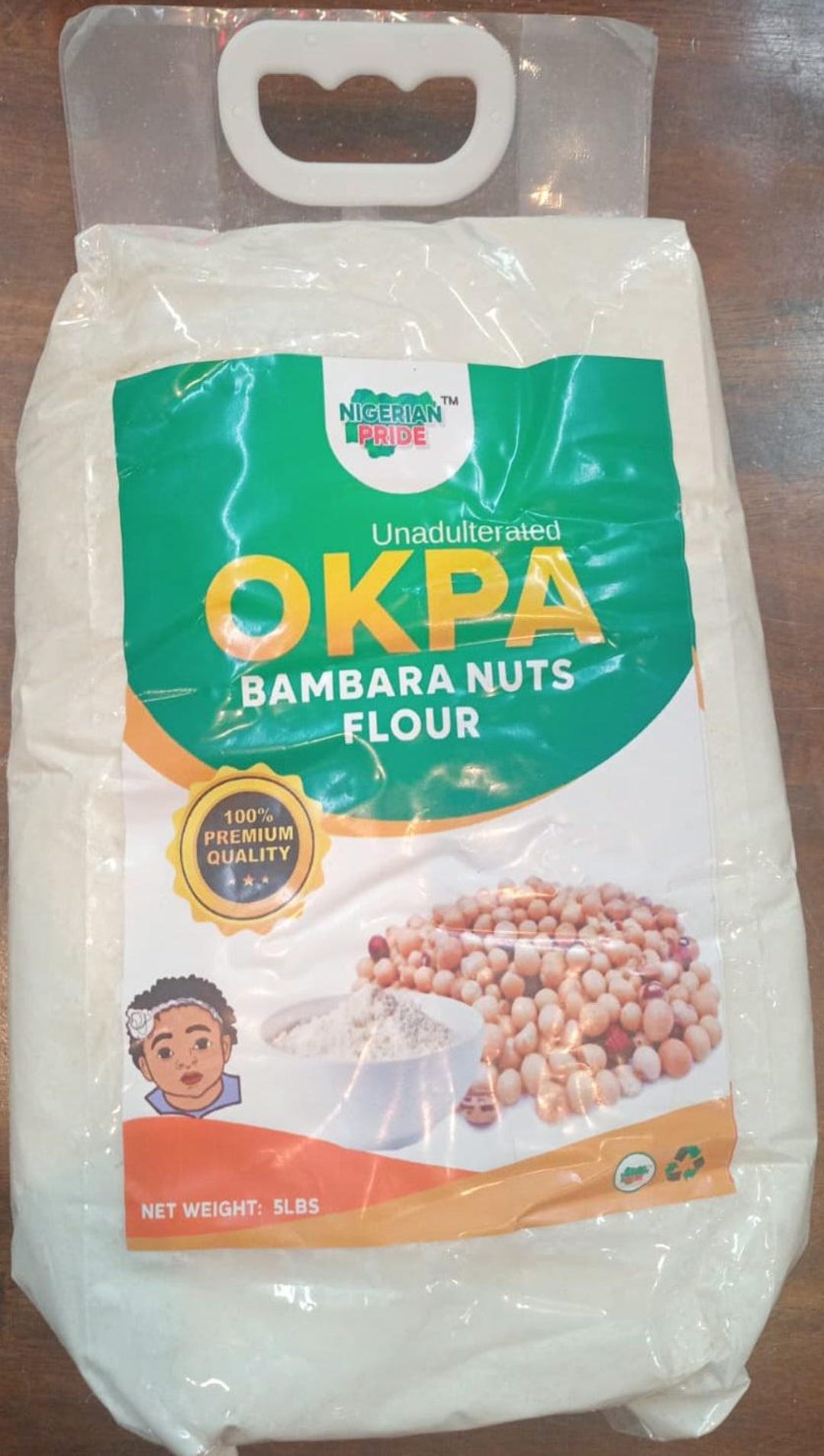 Dried Okpa (bambara) Flour 5lbs - Etsy