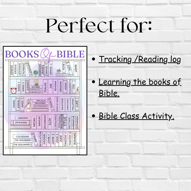 Printable Books of the Bible - Bible Bookshelf Coloring Printable ...
