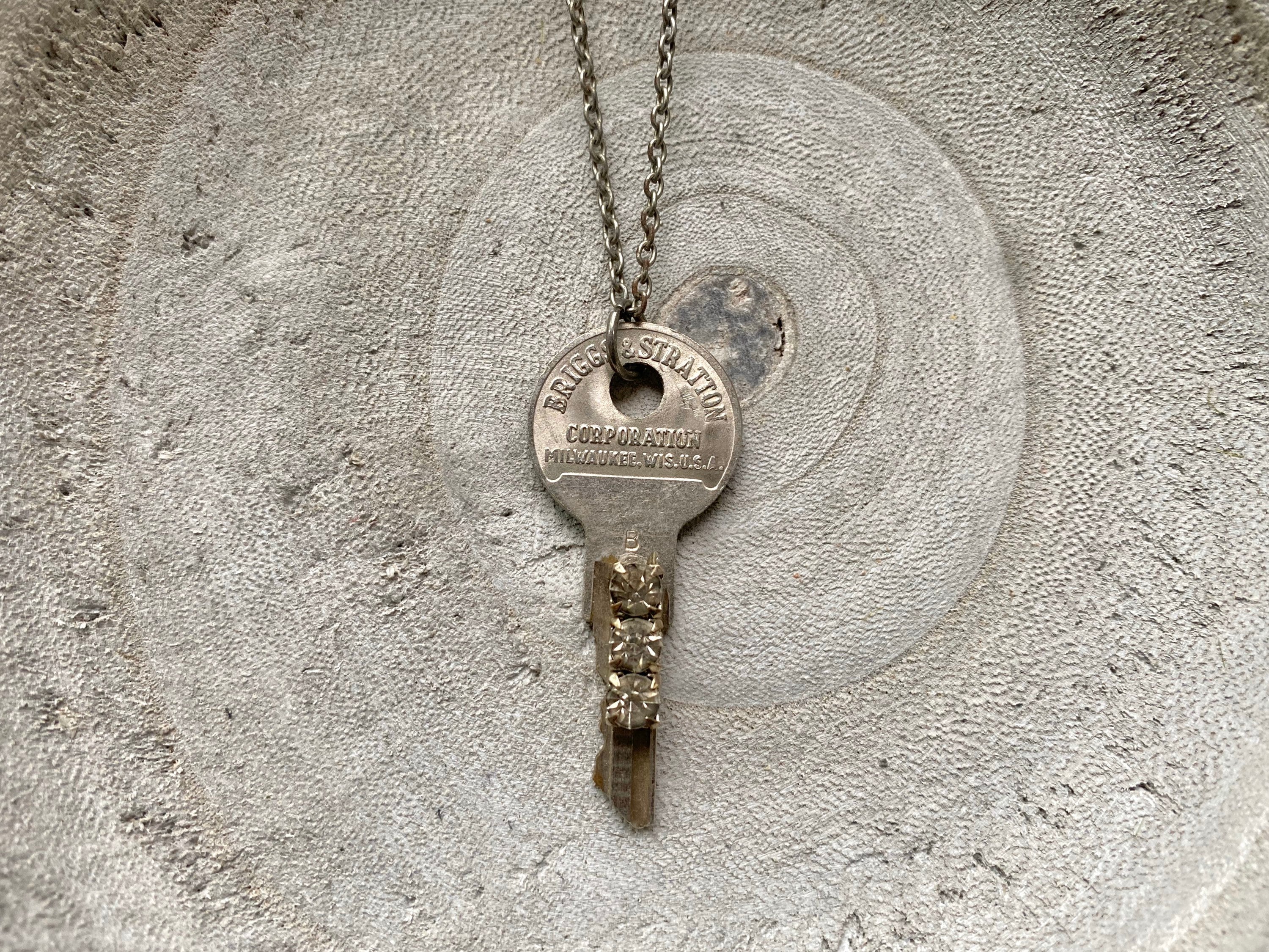 Womens Key Necklace // Old Key Necklace // Old Key Charm // Old Jewelry ...