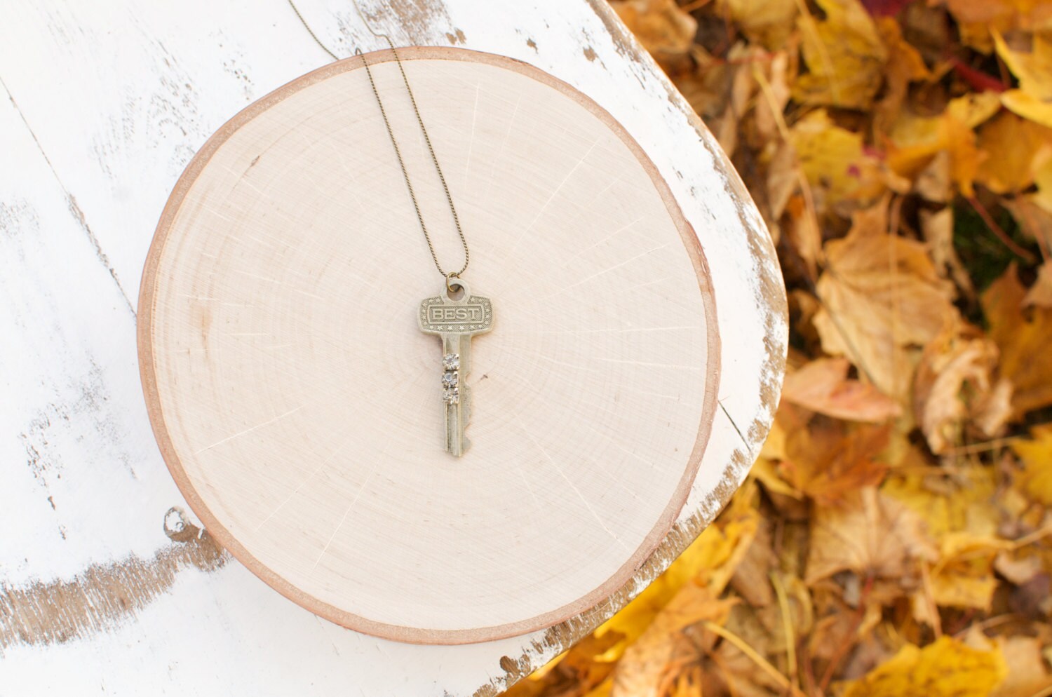 Womens Key Necklace // Old Key Necklace // Old Key Charm // - Etsy