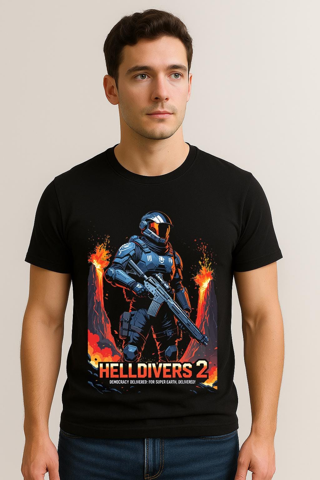 Helldivers 2 Shirt PNG Fan Art PNG, Printable T-shirt Design, Gamer ...