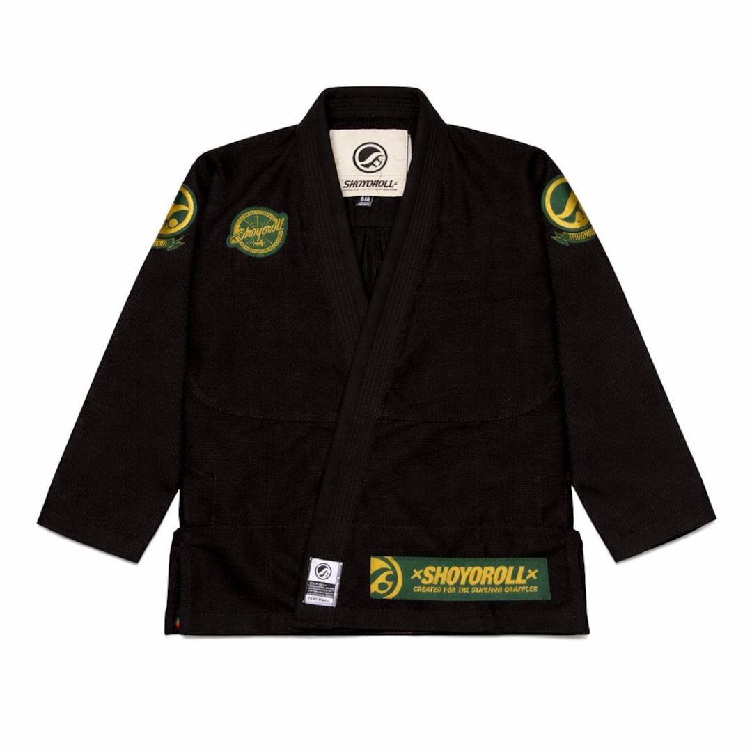 Shoyoroll BJJ Gi | Green Batch Black Brazilian Jiu Jitsu Kimono - Etsy