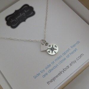 30th Birthday Gift for Women Compass Heart Necklace, 30 Year Old ...