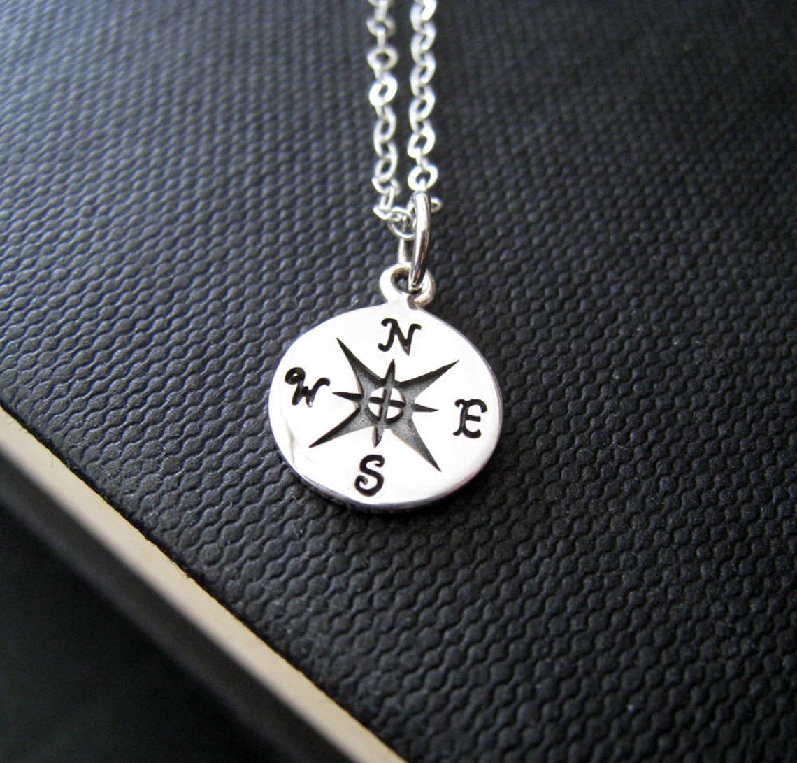 30th Birthday Gift for Women Compass Journey Necklace 30th - Etsy