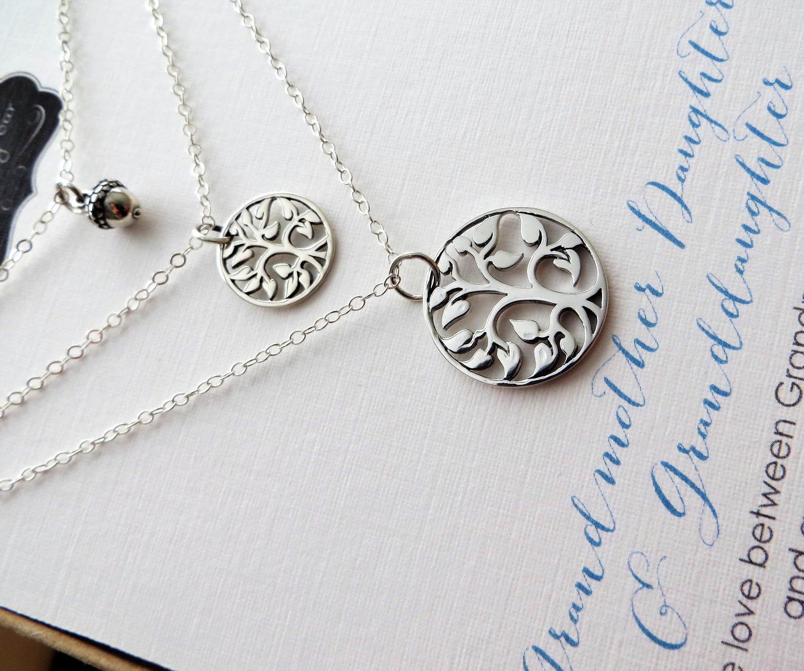 Generations Jewelry Tree of Life Necklace Acorn Set New - Etsy