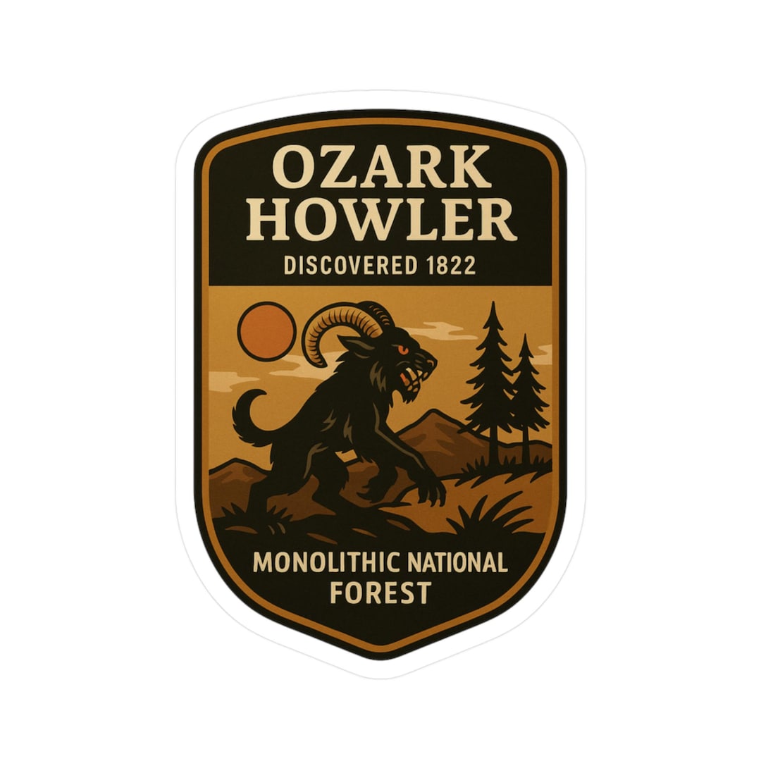 Ozark Howler Patch Logo Kiss-cut Vinyl Decal | Monolithic National ...