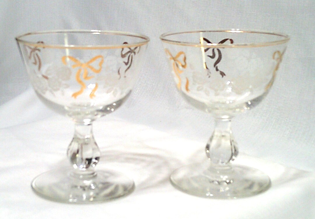 Vintage Libbey Stemware - Rose Classic - Etsy