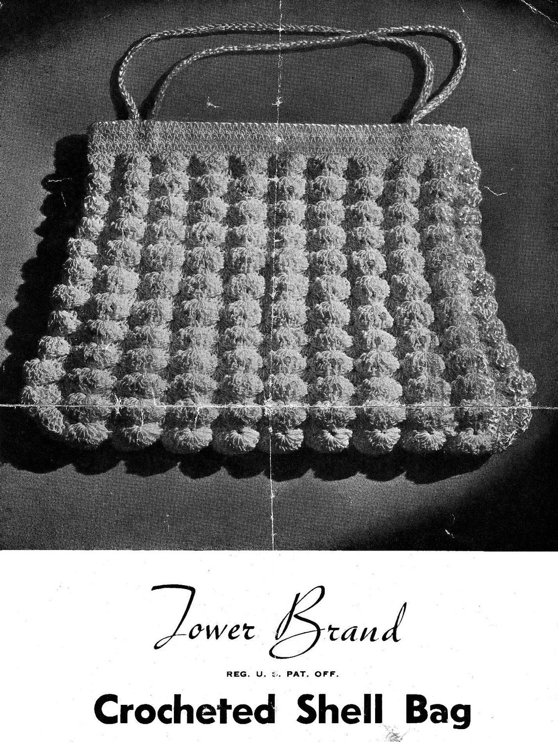 Vintage Crocheted Shell Bag Purse PDF Pattern - Etsy