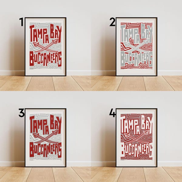 Buccaneers Poster - Etsy UK