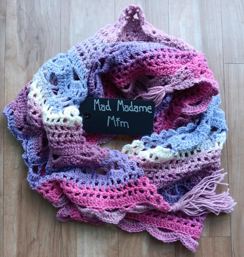 Mad Madame Mim—crocheted Shawlette - Etsy