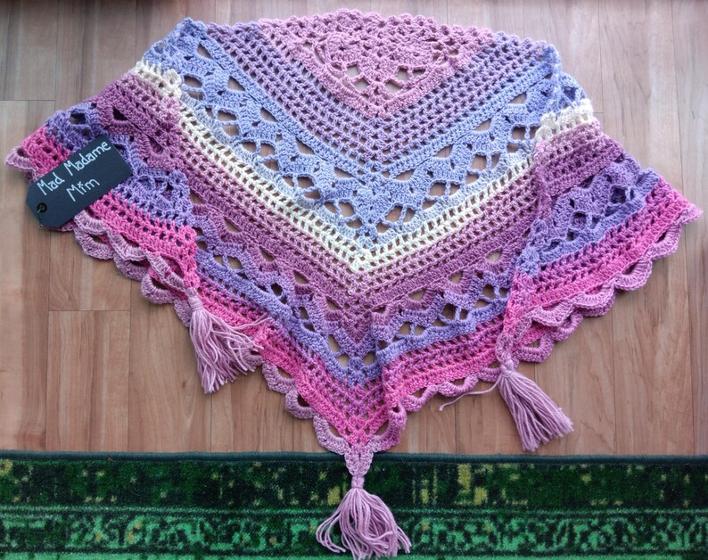 Mad Madame Mim—crocheted Shawlette - Etsy