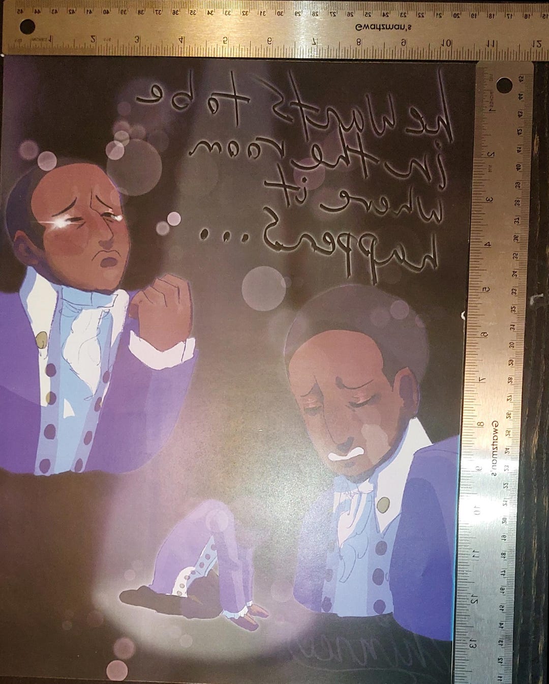 Aaron Burr Print Inspired by Hamilton the Musical 14" by 10.5" Inches ...