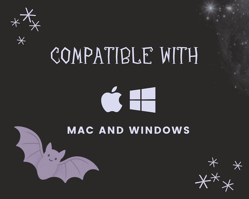 Kawaii Witch Folder Icons: Pastel Goth Desktop Theme (mac & Windows ...