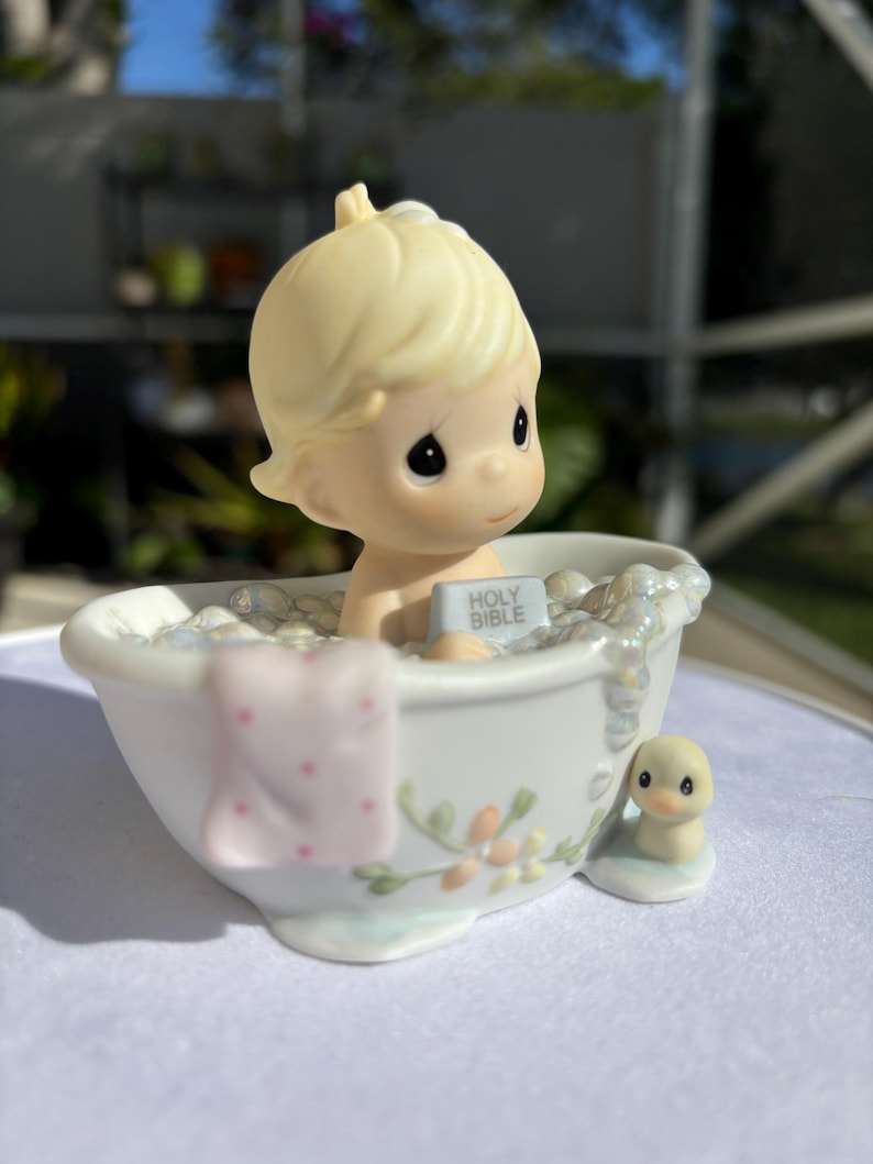 Precious Moments “he Cleansed My Soul” Figurine 1997 - Etsy