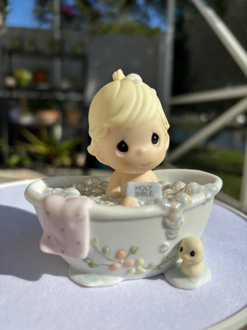 Precious Moments “he Cleansed My Soul” Figurine 1997 - Etsy