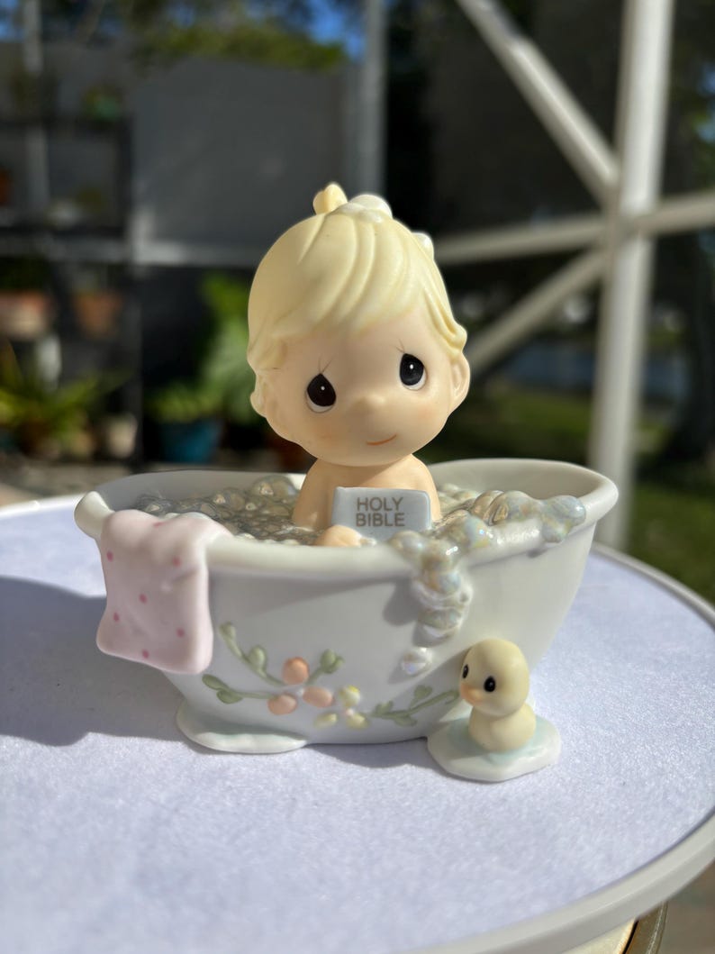 Precious Moments “he Cleansed My Soul” Figurine 1997 - Etsy