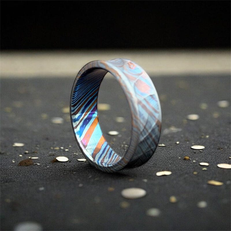Timascus Signet Ring - Etsy