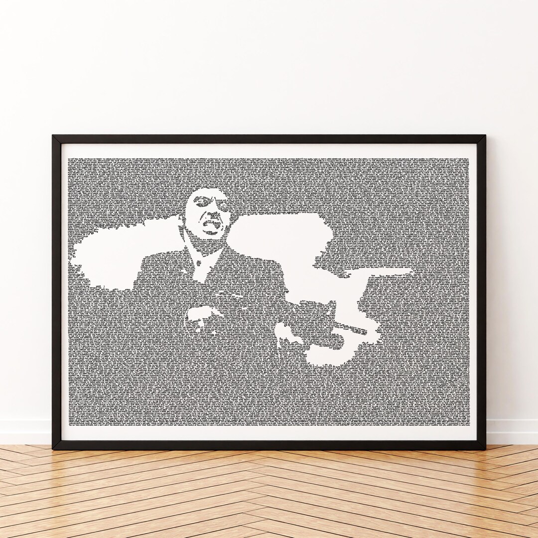 Scarface, Script, Handwritten Poster, Canvas Wall Art, Poster Print ...