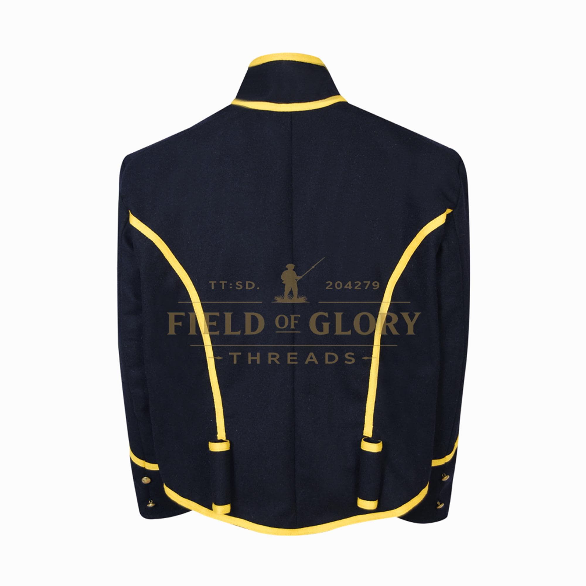 Civil War Union Cavalry Shell Jacket – Yellow-trimmed Wool, St. Louis ...