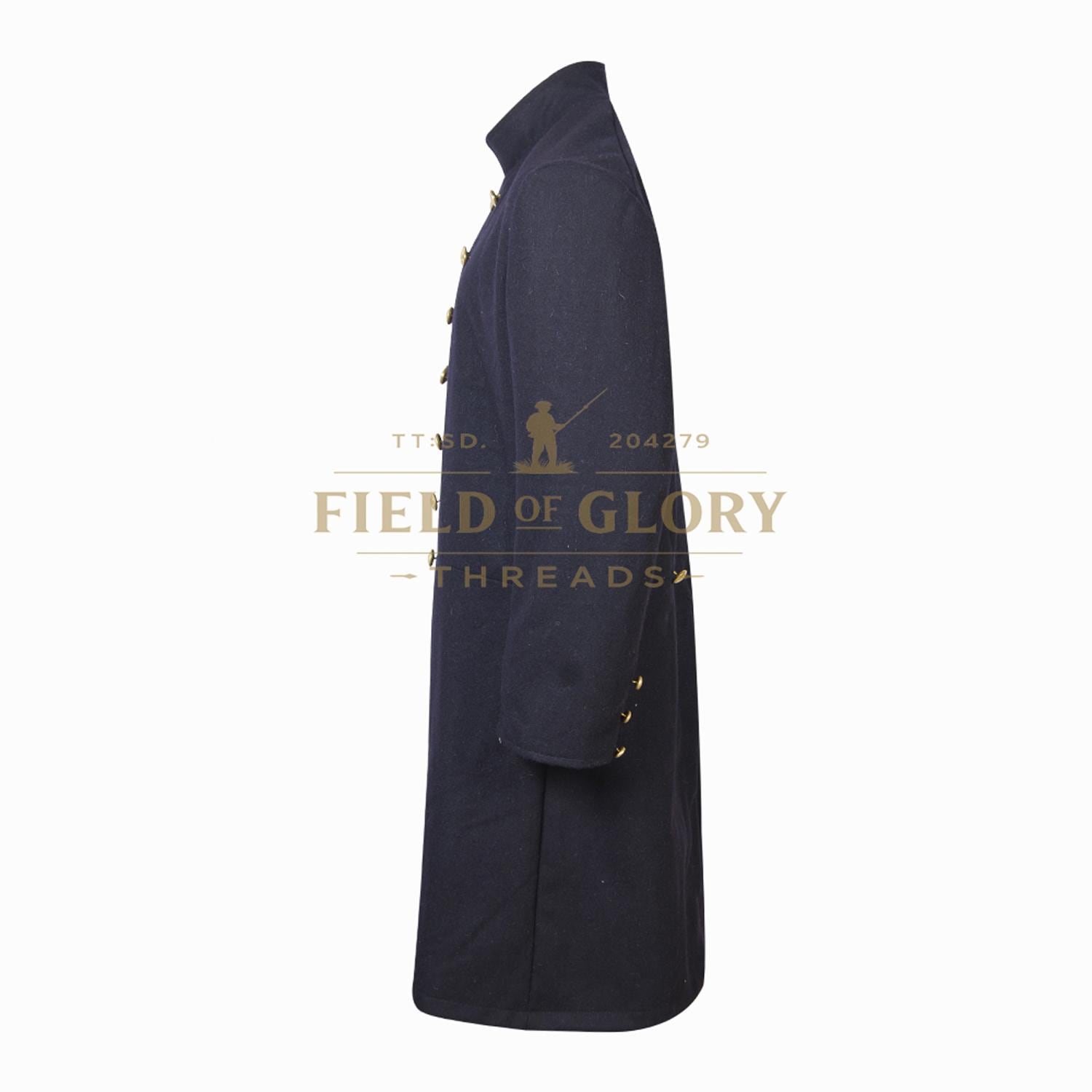 Union Officer Frock Coat – Senior Grade, Double-breasted Civil War ...