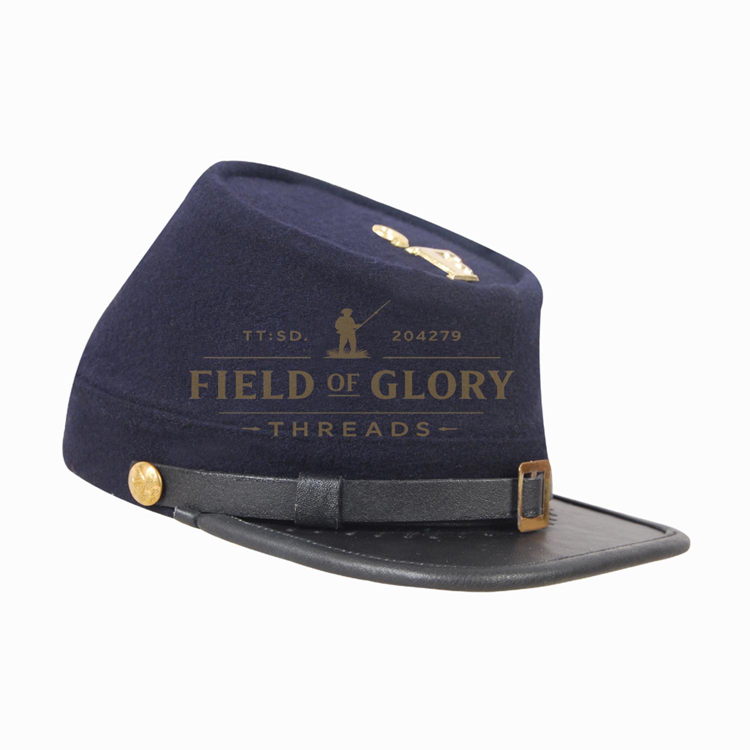 Civil War Union Kepi - Blue Wool Forage Cap - Etsy