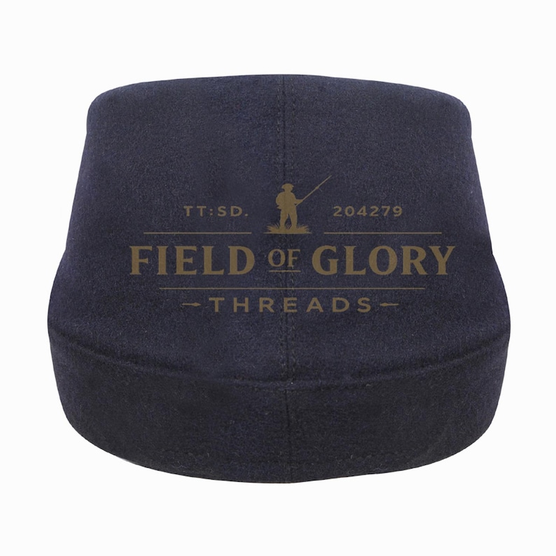 Civil War Union Officer Kepi - Navy Blue Wool Military Hat - US Army ...