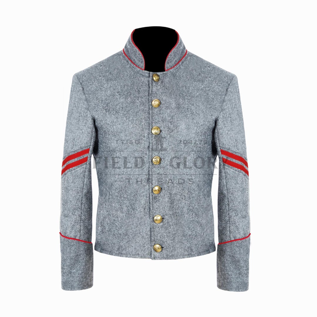Union Army Wool Shell Jacket: Civil War Artillery Corporal Design ...