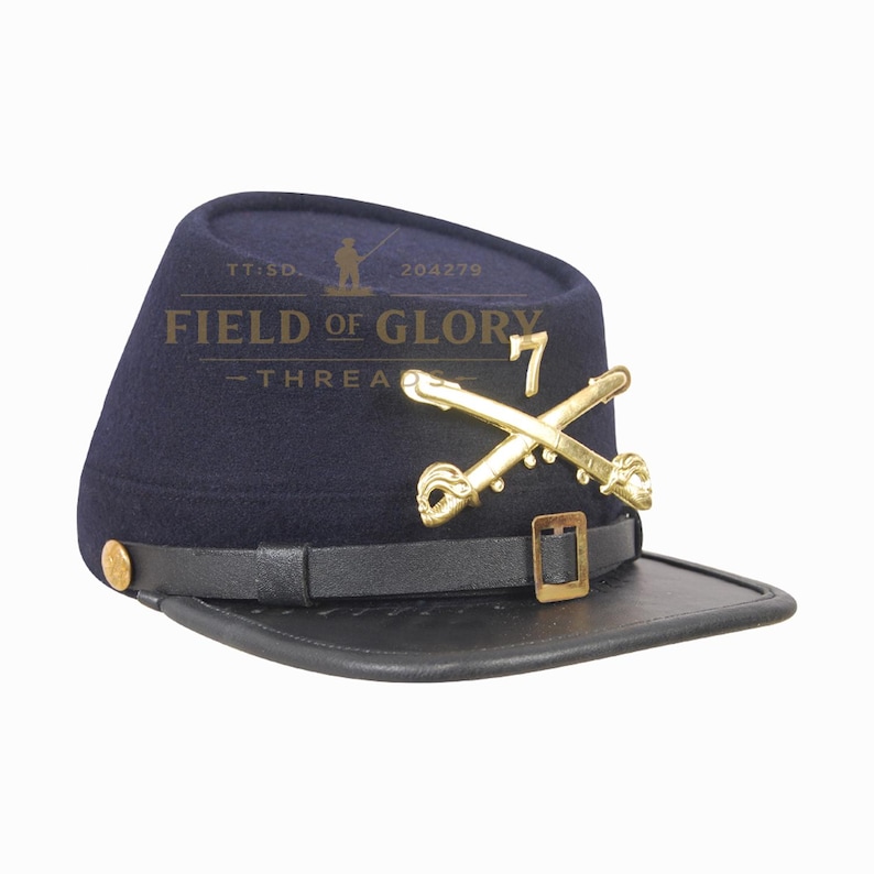 U.S. Civil War Union 7th Cavalry Kepi – Authentic Design Available in ...