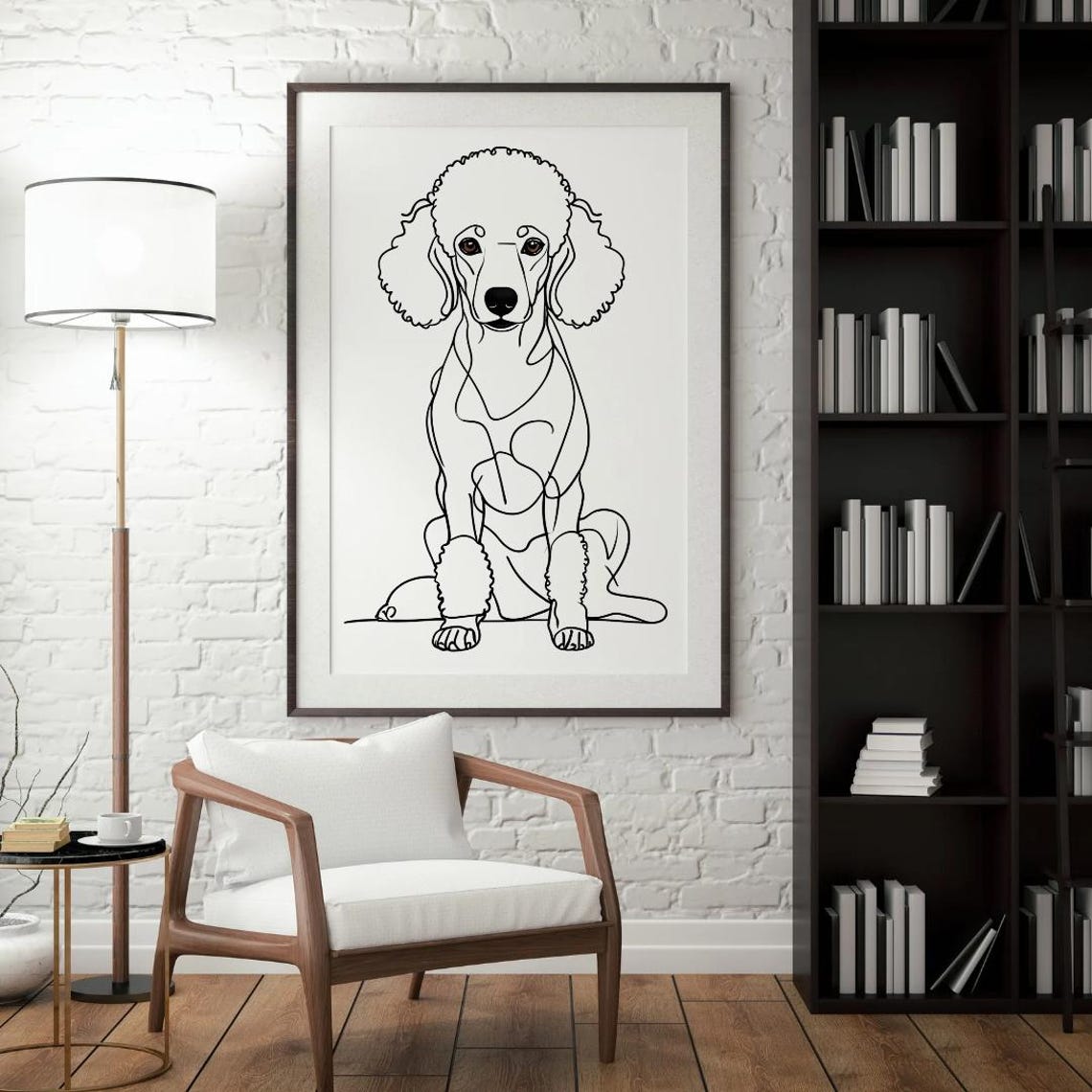 40 Full Body Dog SVG & PNG Line Art Illustrations, Dog Breeds SVG ...