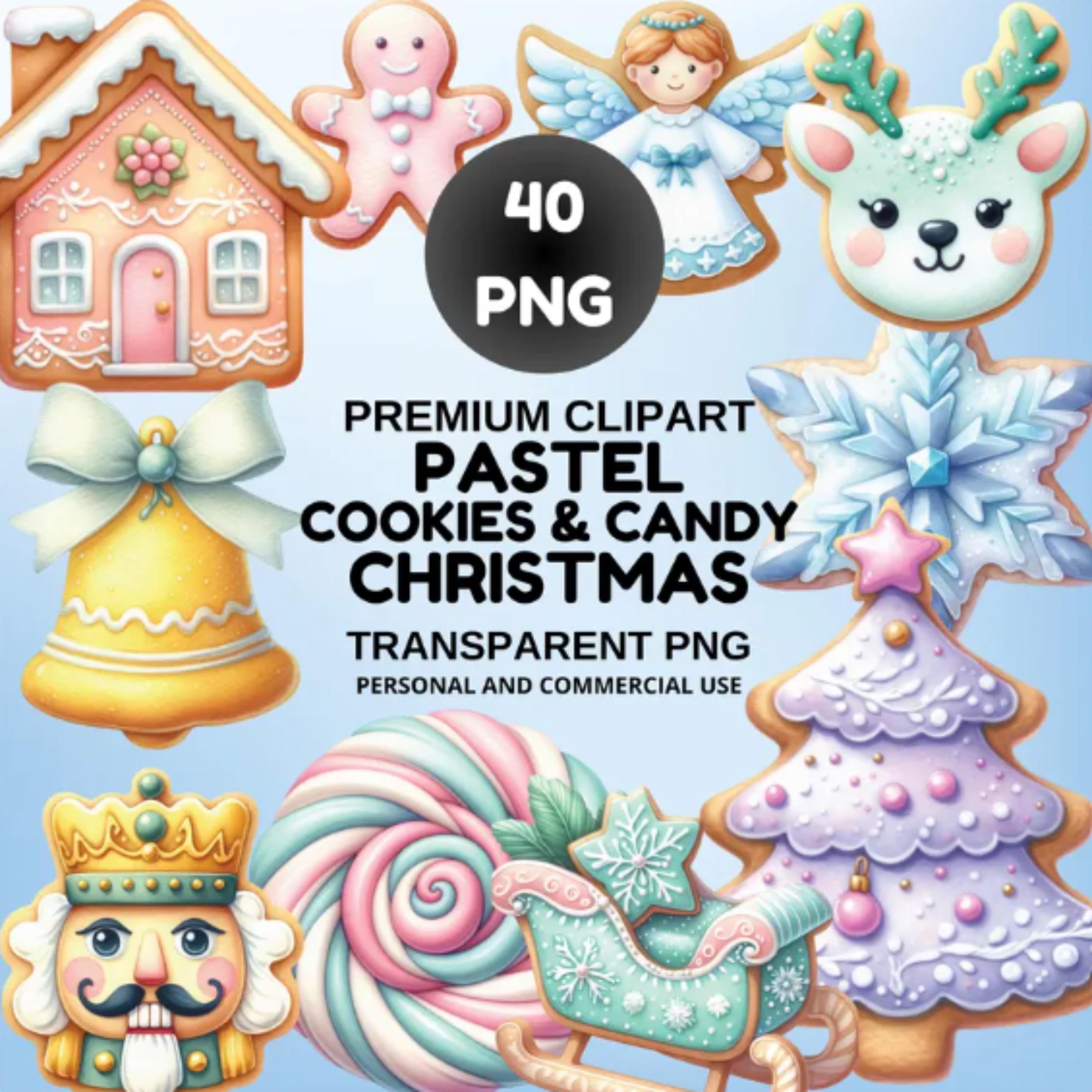 370 Christmas Sugar Treats Clipart Mega Bundle | Transparent PNG ...