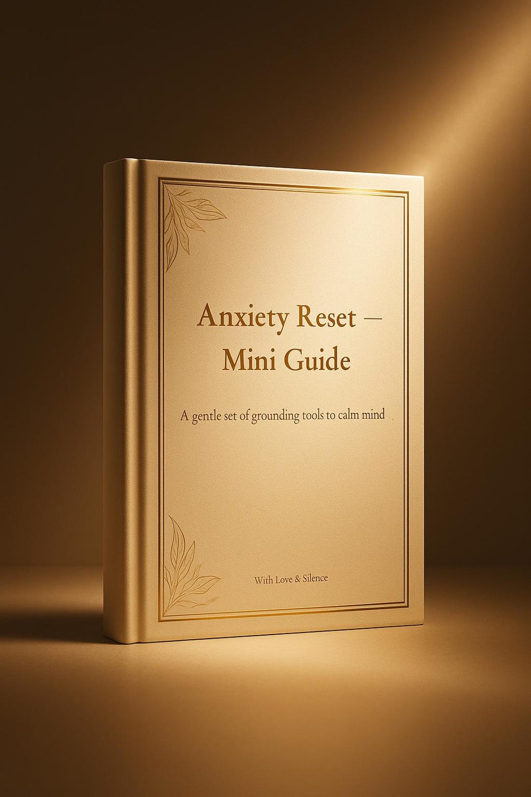 Anxiety Reset Mini Guide | One-page Grounding Tools | Calming Anxiety ...
