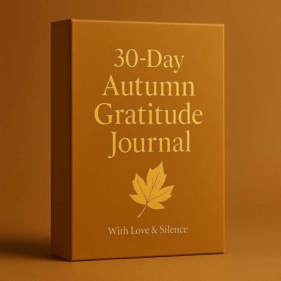 30-day Autumn Gratitude Journal - Fall Self-care & Mindful Reflection ...