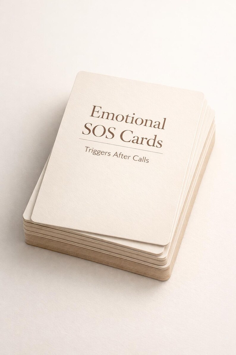 Emotional SOS Cards - Triggers After Calls | Nervous System Grounding ...