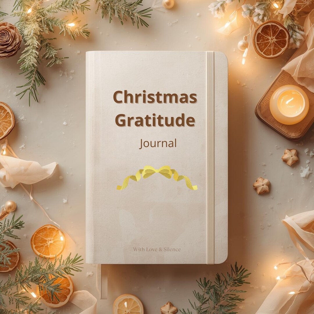 Holiday Self-care: 30-day Christmas Gratitude Journal PDF Printable - Etsy
