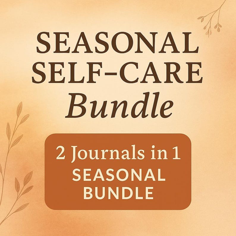 Seasonal Self-care Bundle | 30-day Mindfulness Journal + Gratitude ...