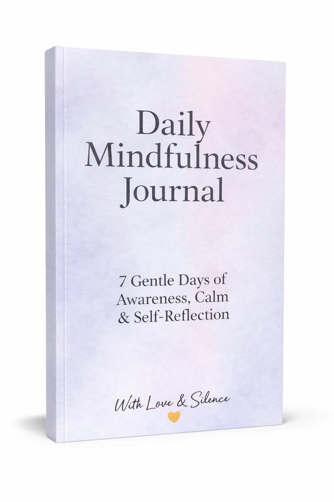 7-day Mindfulness Journal: Printable Self-reflection Prompts (PDF ...