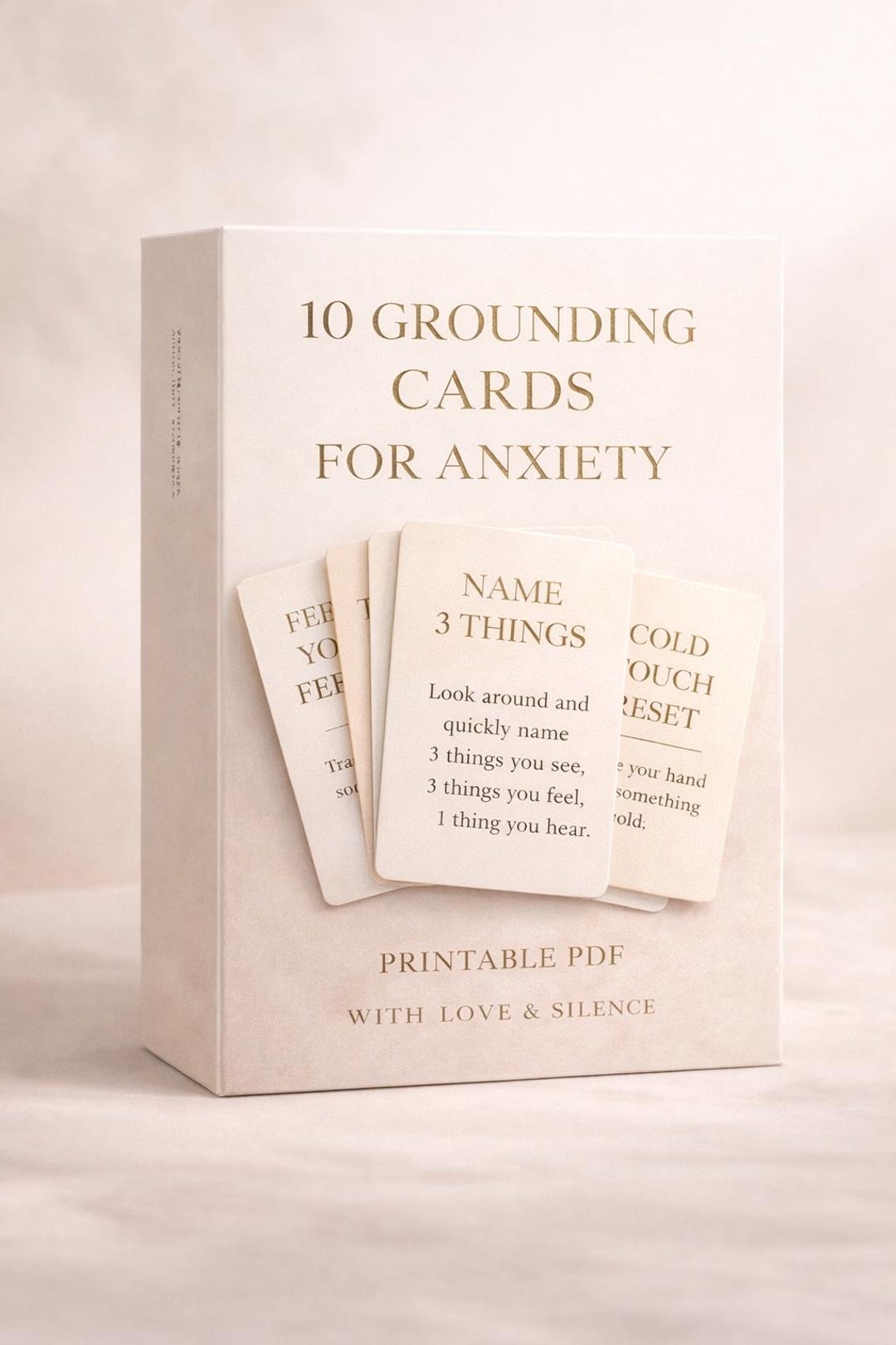 10 Grounding Cards for Anxiety – Panic Relief, Grounding Exercises ...