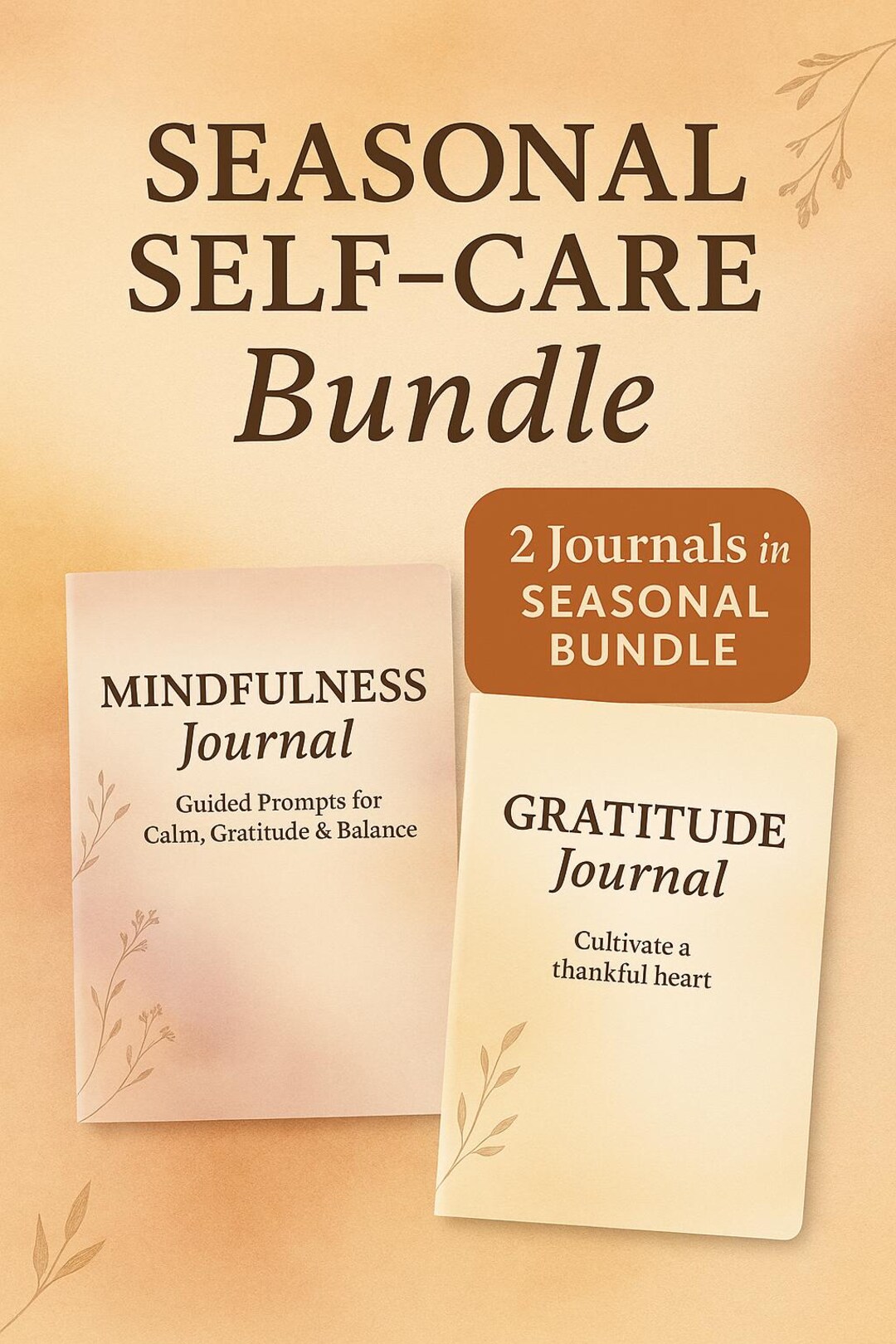 Seasonal Self-care Bundle | 30-day Mindfulness Journal + Gratitude ...