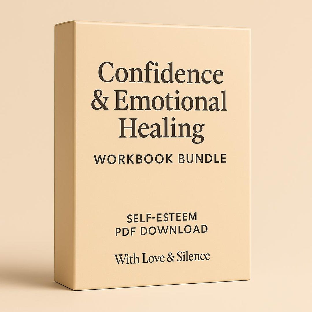Confidence & Emotional Healing Workbook Bundle: Self-esteem PDF ...