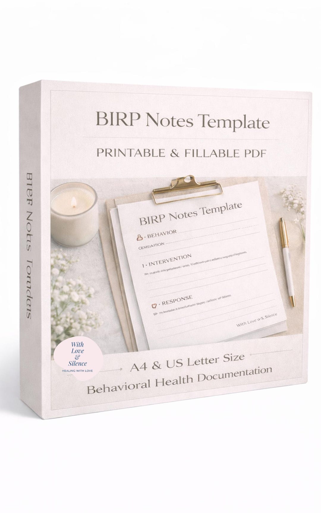 BIRP Notes Template | Printable & Fillable PDF for Therapists ...